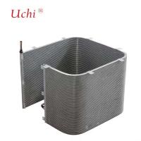 China Serpentine Transverse Fin Microchannel Heat Exchanger MLCP Condenser for sale