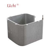 China Serpentine Transverse Fin Microchannel Heat Exchanger MLCP Condenser for sale