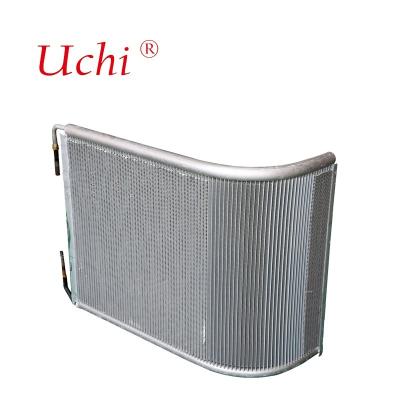 China Air Conditioning Microchannel Heat Exchanger MLCP Finned Tube Aluminum Condenser for sale
