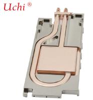 China Buckle Copper Fin Heat Sink for Power Supply Optical Module Cooling Plate for sale