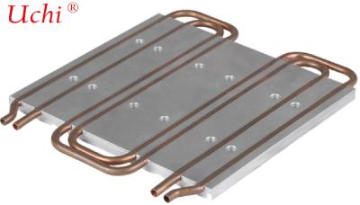 China 1500W IGBT Module Liquid Cold Plate Water Cooling Aluminum Heat Sink Solution for sale