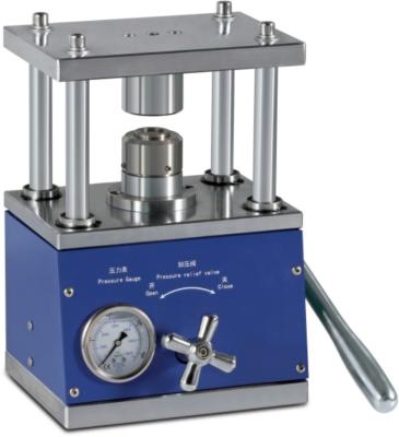 China Hydraulic Manual CR2032 CR24XX Coin cell Crimping Coin Cell Crimper Machine for sale