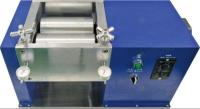 China Dry processe electrode Research 2 Servo motor Battery Electrode Calendering Roll Press Machine for sale