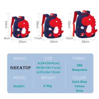 China 3d Dinosaur Waterproof Kids Backpack Cartoon Children School Bags OEM for sale