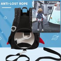 China Waterproof 3D Rocket Kids Backpack Anti Lost Cartoon Girls Astronauts School Bags for sale