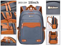 China ODM Nylon Mens Leather Business Backpack Unisex  Laptop Casual Backpack for sale