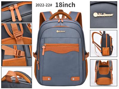 China ODM Nylon Mens Leather Business Backpack Unisex  Laptop Casual Backpack for sale