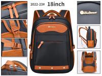 China ODM Nylon Mens Leather Business Backpack Unisex  Laptop Casual Backpack for sale