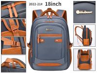 China ODM Nylon Mens Leather Business Backpack Unisex  Laptop Casual Backpack for sale