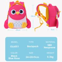 China Penguin Waterproof Kids Backpack 3D Baby Toddler Children School Bag Kindergarten for sale