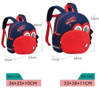 China ODM Dinosaur Kids Backpack 3D Cartoon Toddler Kindergarten Mochila For Boys Girls 2-5 Years for sale