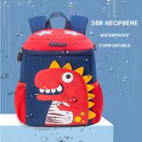 China Kindergarten Waterproof Kids Backpack Mochila Dinosaur 3D Cute Cartoon Toddler Bookbag for sale