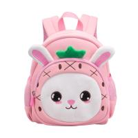 China Rabbit Waterproof Kids Backpack FCS 3D Toddler Kindergarten Children Schoolbag for sale