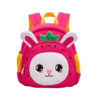 China Rabbit Waterproof Kids Backpack FCS 3D Toddler Kindergarten Children Schoolbag for sale