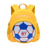 China Blue 3D Football Backpack / Cute Cartoon Knapsack For Boys for sale