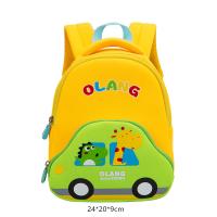 China Anti Lost Waterproof Kids Backpack 3D Car Schoolbags 2 Sizes 400g for sale