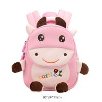 China Cow Waterproof Kids Backpack Cartoon 3D Animal Kindergarten Girls Fashion Schoolbags for sale