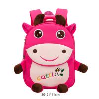 China Cow Waterproof Kids Backpack Cartoon 3D Animal Kindergarten Girls Fashion Schoolbags for sale