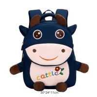 China Cow Waterproof Kids Backpack Cartoon 3D Animal Kindergarten Girls Fashion Schoolbags for sale