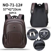 China Pu Leather Retro Business Casual Backpack Male Multifunctional Men'S Business Laptop Bag for sale
