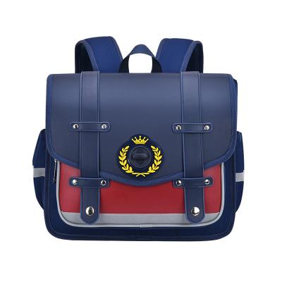 China Patent Leather Trendy Nylon School Backpack For Boys 6-12Y for sale
