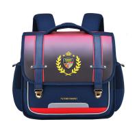China Orthopedic Leather School Backpacks Boy Girl School Bag Large Capacity for sale