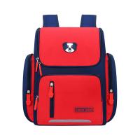 China Primary Leather School Backpacks Boys Girls Kids Orthopedic Mochila 42*32*20cm for sale