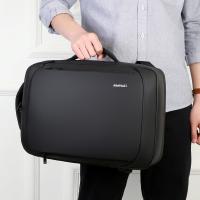 China BSCI Business Laptop Backpack 15.6 Inch USB Charging Leather Computer Bag 1000g for sale