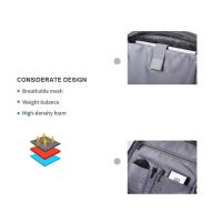 China Polyester Fiber Business Laptop Backpack Waterproof 15.6 Inch Laptop Bag for sale