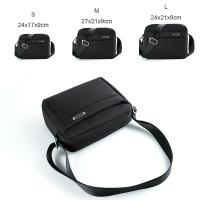 China 3 Colors Men Business Shoulder Bags Waterproof Nylon Casual Black Crossbody Bag for sale