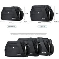 China Waterproof Magnetic Closure Crossbody Bag Oxford Large Capacity Messenger Bag for sale
