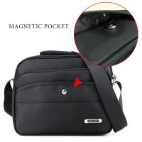 China Waterproof Magnetic Closure Crossbody Bag Oxford Large Capacity Messenger Bag for sale