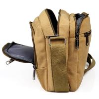 China Buckle Solid Vintage Canvas Messenger Bag Casual Portable Shoulder Bag for sale