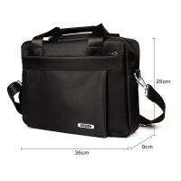 China Portable Leather Laptop Shoulder Bag Waterproof Travel Crossbody Bag Anti Theft for sale