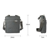 China Business Nylon Messenger Bags Male Leather Crossbody Shoulder Bag With Handle for sale