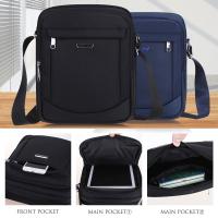 China Waterproof Shoulder Messenger Bag Business Causal Black Blue for sale