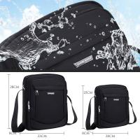 China Waterproof Shoulder Messenger Bag Business Causal Black Blue for sale
