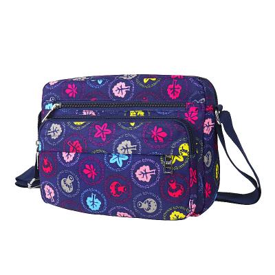 China Messenger Single Shoulder Bag Casual Patterned Cloth Women'S Waterproof Nylon Bag for sale