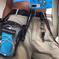 China Places Faces Fashion Fanny Pack ODM Clear PVC Side Bag for sale