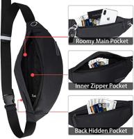 China OEM Waterproof Running Fanny Pack For Men Women Adjustable Unisex Bum Bag for sale