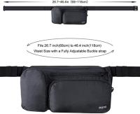 China Large Capacity Fashion Fanny Pack Multiple Pockets For Hiking for sale