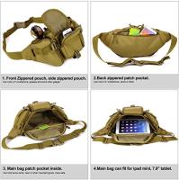 China Molle Tactical Waist Bag Military Waist Pack For Outdoors Walking Running Hiking Camping for sale