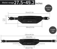 China Polyester Waterproof Bum Jogging Belt Bag Running Belt With Bottle Holder for sale