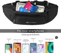 China Polyester Waterproof Bum Jogging Belt Bag Running Belt With Bottle Holder for sale