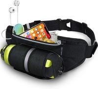 China Polyester Waterproof Bum Jogging Belt Bag Running Belt With Bottle Holder for sale