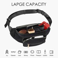 China Women Men Fashion Fanny Pack / Waterproof Waist Bag For Travel Running Walking Hiking for sale