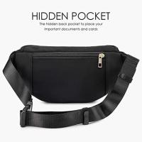 China Women Men Fashion Fanny Pack / Waterproof Waist Bag For Travel Running Walking Hiking for sale
