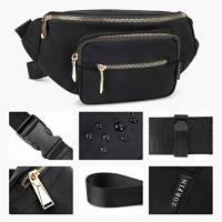 China Women Men Fashion Fanny Pack / Waterproof Waist Bag For Travel Running Walking Hiking for sale