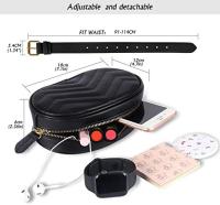 China Crossbody Fashion Fanny Pack PU Leather Waterproof Belt Bag for sale