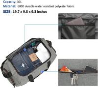 China Weekender Sports Duffle Bags Water Resistant With Shoe Compartment for sale